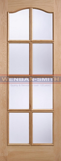 Doors :: Oak :: Internal :: Elegance Range :: Kent 8L RM2S Glazed ...