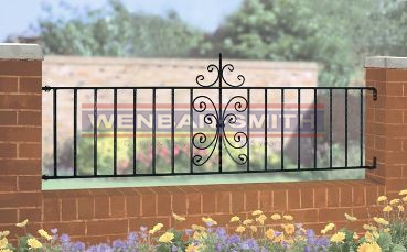 Gates & Ironwork :: Metal Gates :: English Rose :: English Rose Railing