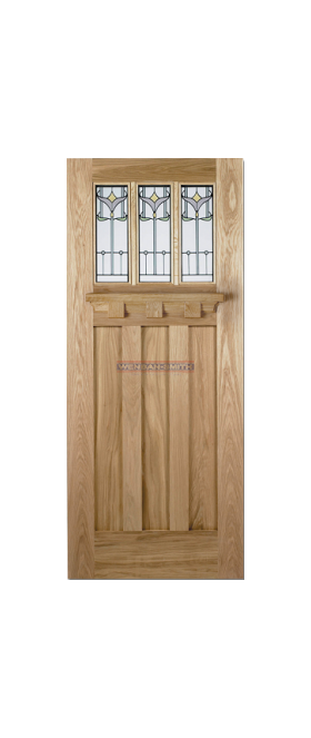 Doors :: Oak :: External :: Double Glazed :: Tuscany Tulip Oak